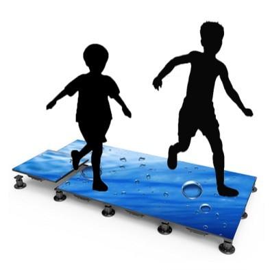 China P2.6 Interactive LED Dance Floor Display High Load Bearing 2.5T For Exhibitions for sale