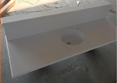 Cina Le cime prefabbricate di vanità del bagno del quarzo su misura progettano/dimensione in vendita