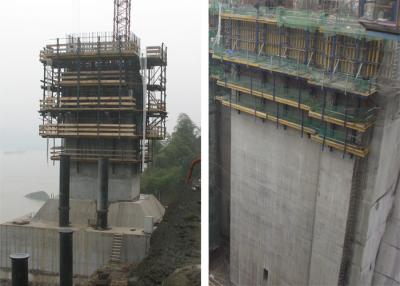 China Hydraulische Automatische het Beklimmen Bekistings Gemakkelijke Verrichting voor Hoge Pijlerbouw Te koop