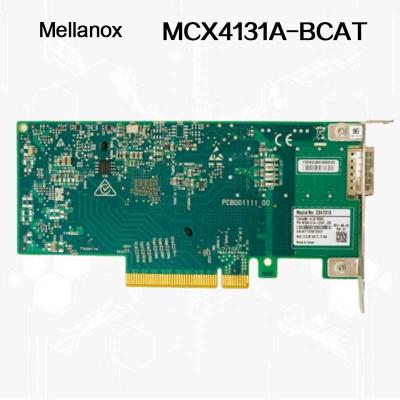 China Mellanox Network Card New Original Nvidia Adapter MCX4131A-Bcat Connectx-4 Infiniband for sale