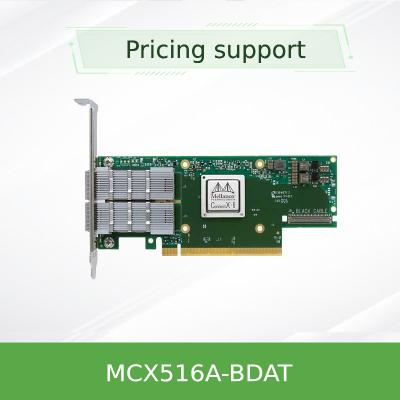 ConnectX-5 Ex EN 멜라녹스 네트워크 접속기 카드 MCX516A-BDAT 40GbE 2x 공항 QSFP28 4.0 X16