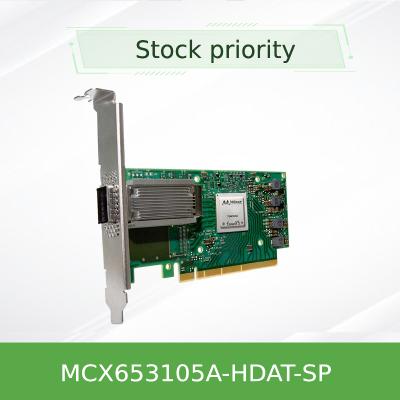 Mellanox ConnectX-6 MCX653105A-HDAT-SP VPI 싱글 포트 HDR 200Gb/s InfiniBand & 이더넷 어댑터 카드, PCIe 3.0/4.0 x16