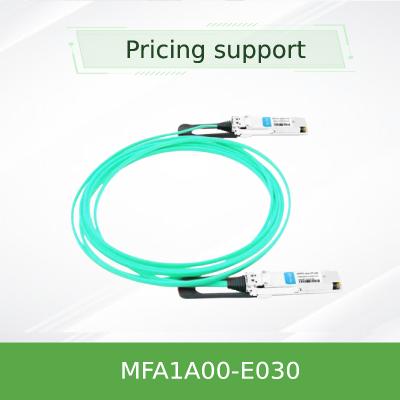 China VCSEL Based QSFP Mellanox AOC Cable MFA1A00-E030 IB EDR Up To 100Gb/S for sale
