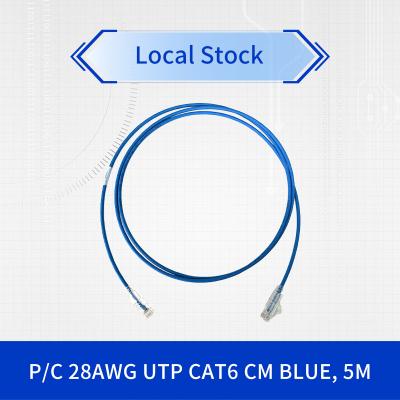 China Superfine 5M Ethernet Patch Cord with ANSI/TIA Class 6 and 250 MHz Bandwidth Cat6 Cable for sale