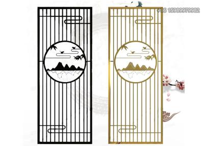 Cina Il laser decorativo placcato dello schermo di acciaio inossidabile ha tagliato l'altezza di 96in in vendita