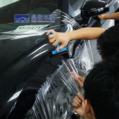 中国 防水耐久PPF TPUロール、傷の抵抗力がある黒い車PPF 販売のため