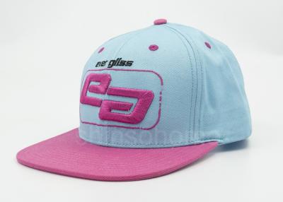 Китай Бейсбольные кепки Twill хлопка Snapback дам освещают - синь с прокладками задней части пластмассы продается