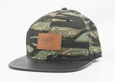 Cina Saia 100% del cotone dei berretti da baseball di Camo di Snapback stampata adulto unisex in vendita