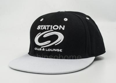 Cina Cappelli piani divertenti di Bill donne/degli uomini nell'ambito dello Snapback del ricamo del bordo in vendita