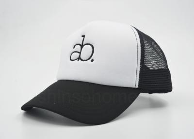 Cina Il ricamo scherza/il bianco del nero dei cappelli del camionista maglia dei bambini per il ragazzo/ragazza 53 cm in vendita
