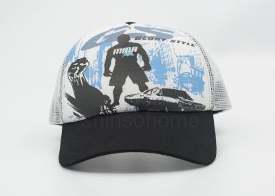 Cina 4 cappelli del camionista della maglia stampati colori 5 pannelli per l'azionamento di sport all'aperto in vendita