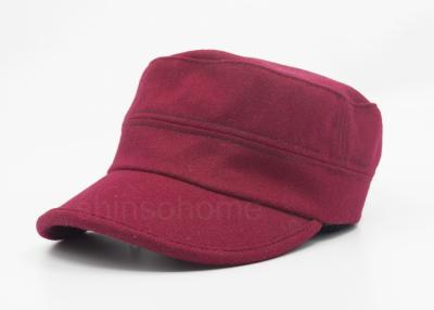 China Algodón militar 100% para los adultos, parte posterior elástica del casquillo del algodón rojo apto de la flexión en venta
