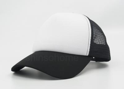 Cina I cappelli normali in bianco freschi del camionista puliscono la maglia con una spugna per gli sport/guidare a 23 pollici in vendita