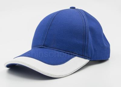 Cina I pannelli della visiera 6 Plain la saia 100% del cotone dei berretti da baseball con la chiusura della parte posteriore del velcro in vendita