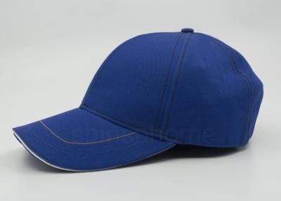 Cina Panino 100% dei berretti da baseball personale pianura della saia del cotone del blu Bill in vendita