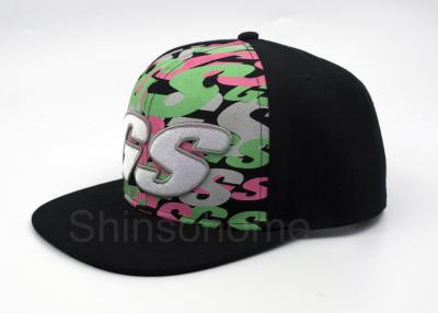 Cina Pannello 56 - 60cm regolabili dei berretti da baseball stampato cotone 6 di Hip Hop 100% in vendita