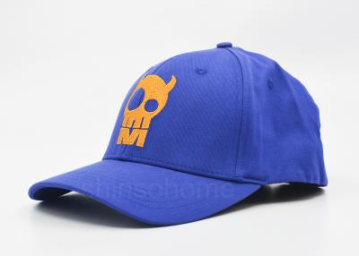 Cina Cotone blu di allungamento dei cappelli di baseball di Flexfit del ricamo con chiuso indietro in vendita