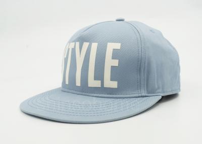 Cina Blu di Snapback dei berretti da baseball di stampa dello schermo lavato saia su ordinazione del cotone in vendita