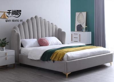 Chine Doux superbe respirable de toile du Roi Size Upholstered Beds de chambre à coucher à vendre