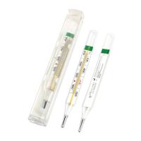 Quality Medical Red Liquid Glass Armpit Rectal Oral Thermometer with Customized OEM Support for sale