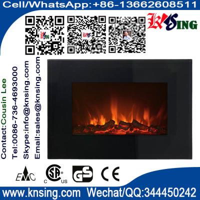 China Emparede el CALENTADOR teledirigido bajo moderado calentador eléctrico de SITIO del EFECTO de la LLAMA de la tabla EF-14A/EF-14B LED de la chimenea del soporte en venta