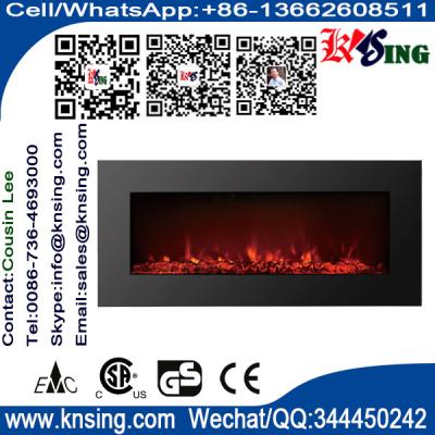 China Efecto moderado plano WF-1340A del registro de la llama del calentador eléctrico montado en la pared LED de la chimenea interior/calentador de sitio teledirigido en venta