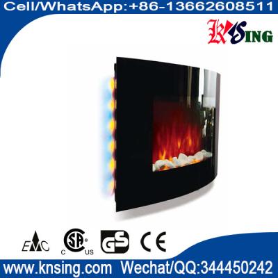China efecto real de la llama de la chimenea de la caída montada en la pared de la pared, estilo colorido, luces del fondo del LED, rojo, naranja, azul, calentador de espacio en venta