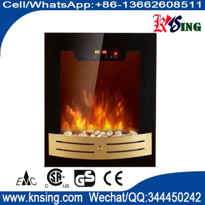 China efecto real de la llama de la chimenea de la caída montada en la pared de la pared, estilo colorido, luces LED, rojo, naranja, azul, EF590/EF590K, calentador de espacio en venta
