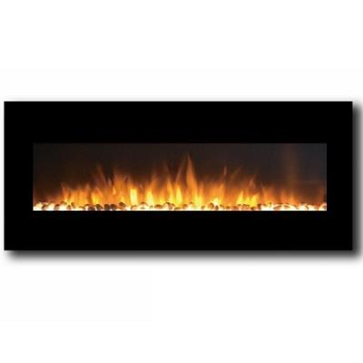 China Efecto eléctrico montado en la pared WF-1370 del registro de la llama del frente LED del negro del calentador de la chimenea interior/calentador de sitio teledirigido en venta