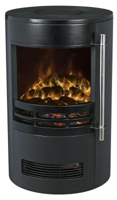 China electric fireplace heater 3D LED flame effect real log antique stove ND-189 freestanding black cast space room heater en venta