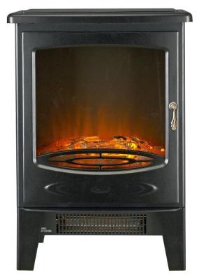 China electric fireplace heater ND-18D3PL log burning LED flame effect antique stove cheap space room heater black cast en venta