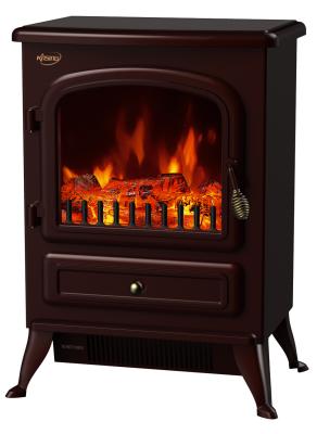 China electric fireplace heater ND-180M Metal RED housing antique stove cheap space heater indoor heater two door option en venta