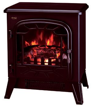 China mini antique electric stove ND-186 fireplace space room heater log burning flame effect portable best sell en venta