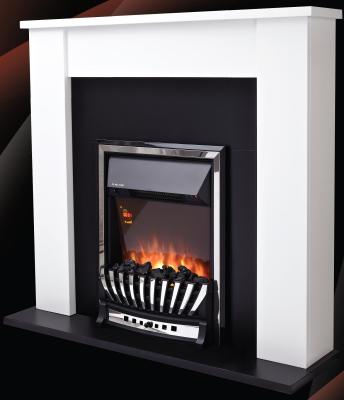Китай Knsing insert or freestanding electric fireplace Heater stove NDY-19FR Silver remote control flame effect room heater продается