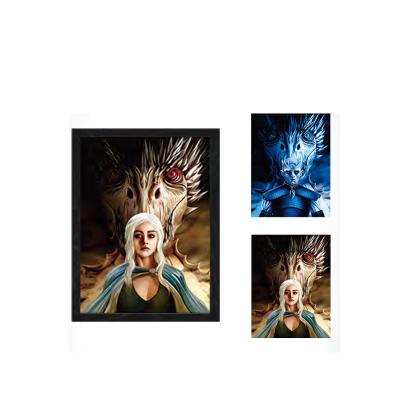 Anime Lenticular Marvel Posters 2 Characters Changing Pictures Manga 3D Flip