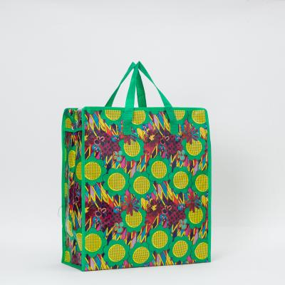 China Bolsas de compras de tejido no tejido con mango largo en venta