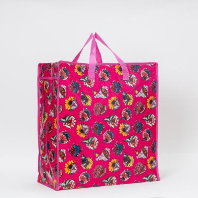 China Bolsas de compras de tejido no tejido con mango largo en venta