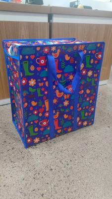 China Custom PP Woven Shopping Bag with Eco-Friendly Ink Printing for sale