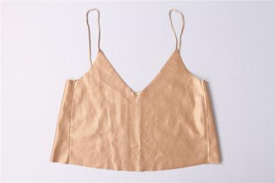 China Stockpapa-Seiden-Damen-Trägershirt zu verkaufen