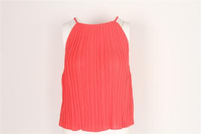 China Polyester 100% Gebrauchs-Gilet bekleiden rote Damen-ärmellose Spitzen zu verkaufen