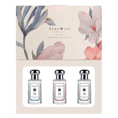 Cina Eau de Toilette profumata floreale Set regalo per studentesse 30 ml 3 pezzi Vienna Perfume in vendita
