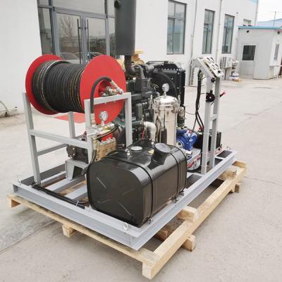 Cina Azionamento del motore diesel di pressione 75hp di Jet Drain Cleaning Machine High dell'acqua in vendita