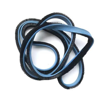 Cina Spazzola a strisce di acciaio inossidabile a base di gomma industriale Spazzola a strisce a spirale Spazzola per la pulizia della cintura in vendita