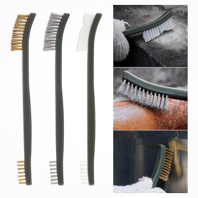 Cina Set di filo di ottone Rust Metal Cleaning Kit Set di spazzole di nylon in vendita