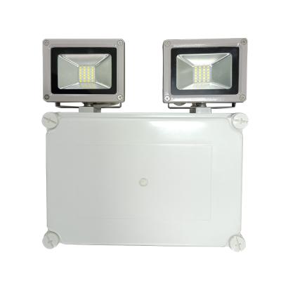 China 2500lm High Brightness 220V-240V Cast Aluminum Lamp Head Twin Spot Emergency Light for sale