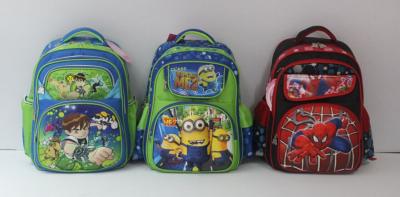 China Venta caliente 14inch, 15 pulgadas, 16 mochila de la escuela de la moda del cartón de la pulgada 3D en venta