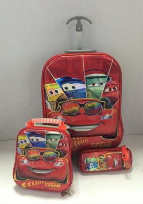 China Carretilla caliente de los niños de la pulgada 6D EVA de la venta 16 con el bolso del almuerzo y la caja de lápiz en venta