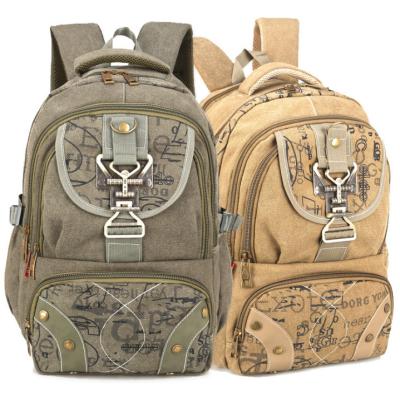 China Mochila de la escuela de la lona en venta