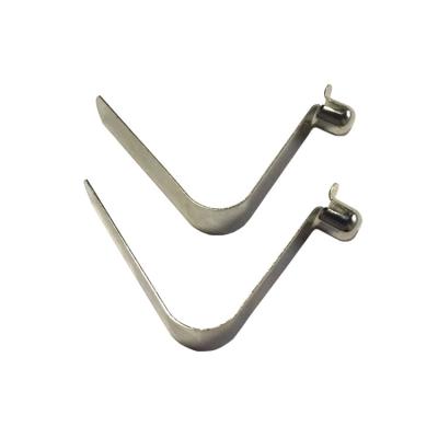 China 5V-I-0.5T Punching Push Button Spring Clip 65Mn Steel for sale