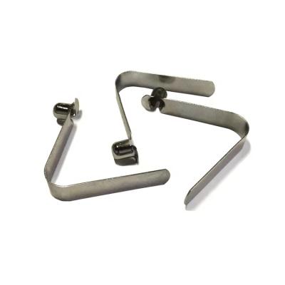 China Rustproof 4.75mm Button Spring Clips For Medical for sale